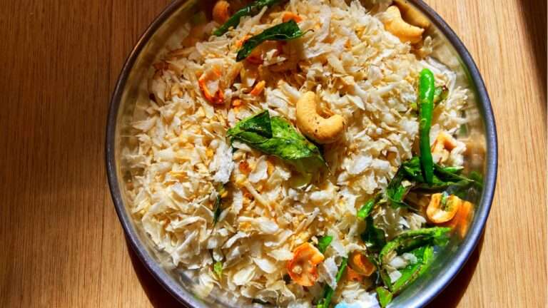 Healthy Evening Snacks | Chuda Fry Recipe | Flattened Rice Mixture | Vedics